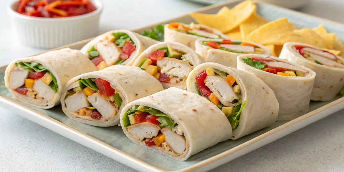 Minis Wraps au Chicken Poulet : Recette Facile et Savoureuse