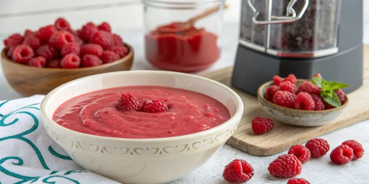 Recette coulis de framboise facile et rapide à faire
