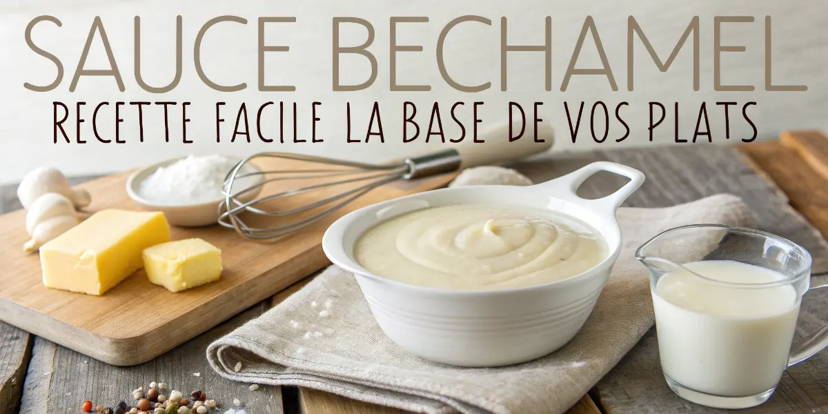 Sauce bechamel recette facile rapide et onctueuse